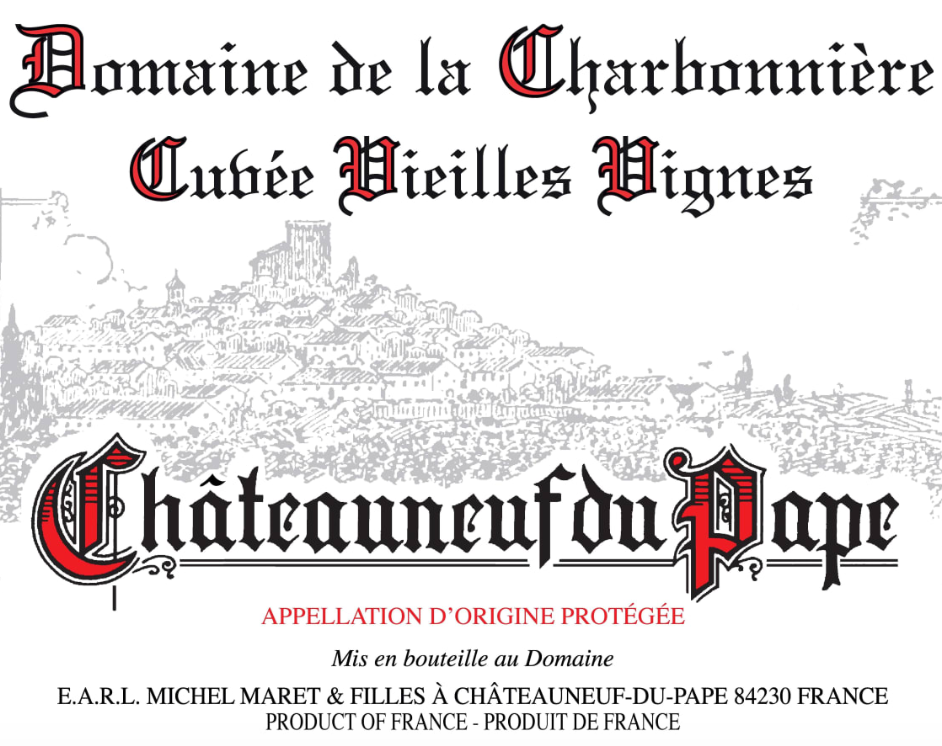 Domaine de la Charbonniere Chateauneuf-du-Pape Vieilles Vignes 2022 ...