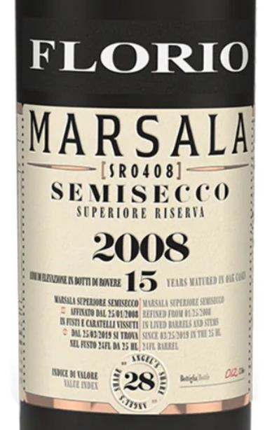 Florio Marsala Semisecco Riserva 2008 - 750ml – Redneck Wine Company