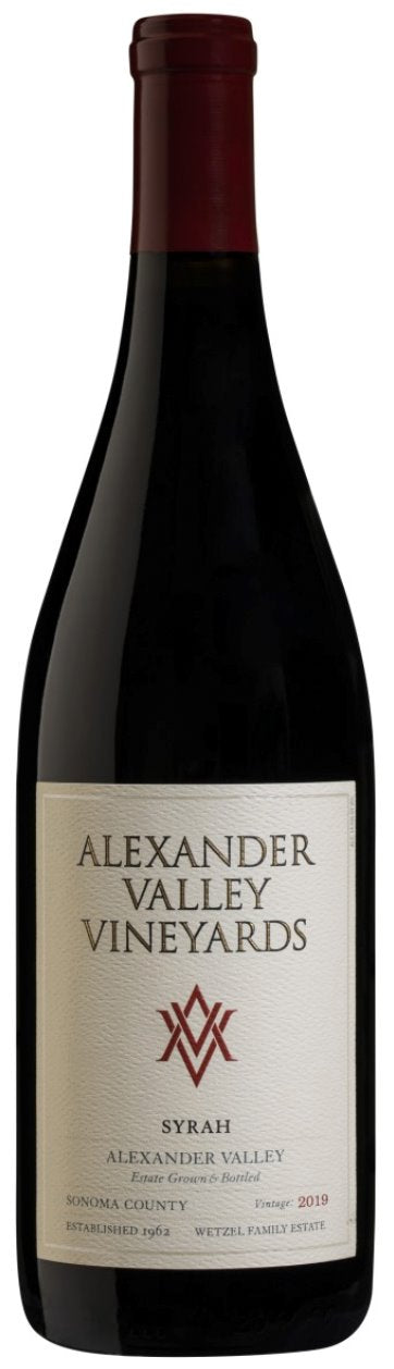 Alexander Valley Vineyards Syrah 2019 - 750ml – Redneck Wine Company