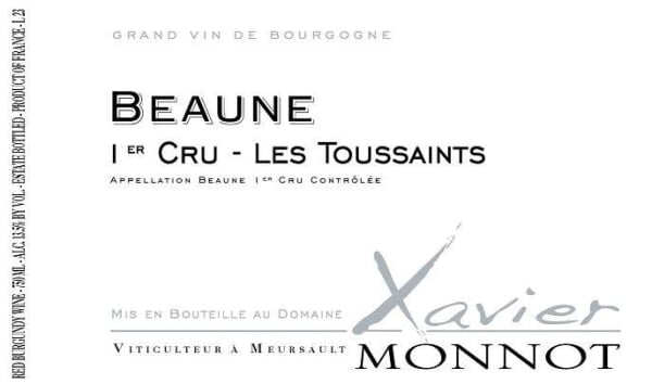 Domaine Xavier Monnot Beaune 1er Cru 'Les Toussaints' 2021 - 750ml ...