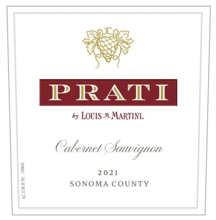 Louis Martini Prati Sonoma Cabernet Sauvignon 2021 - 750ml – Redneck ...