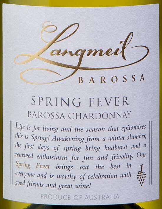 Langmeil 'Spring Fever' Chardonnay Barossa 2021 - 750ml – Redneck Wine ...