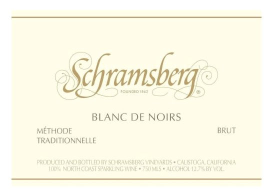 Schramsberg Blanc de Noirs 2022 - 750ml – Redneck Wine Company